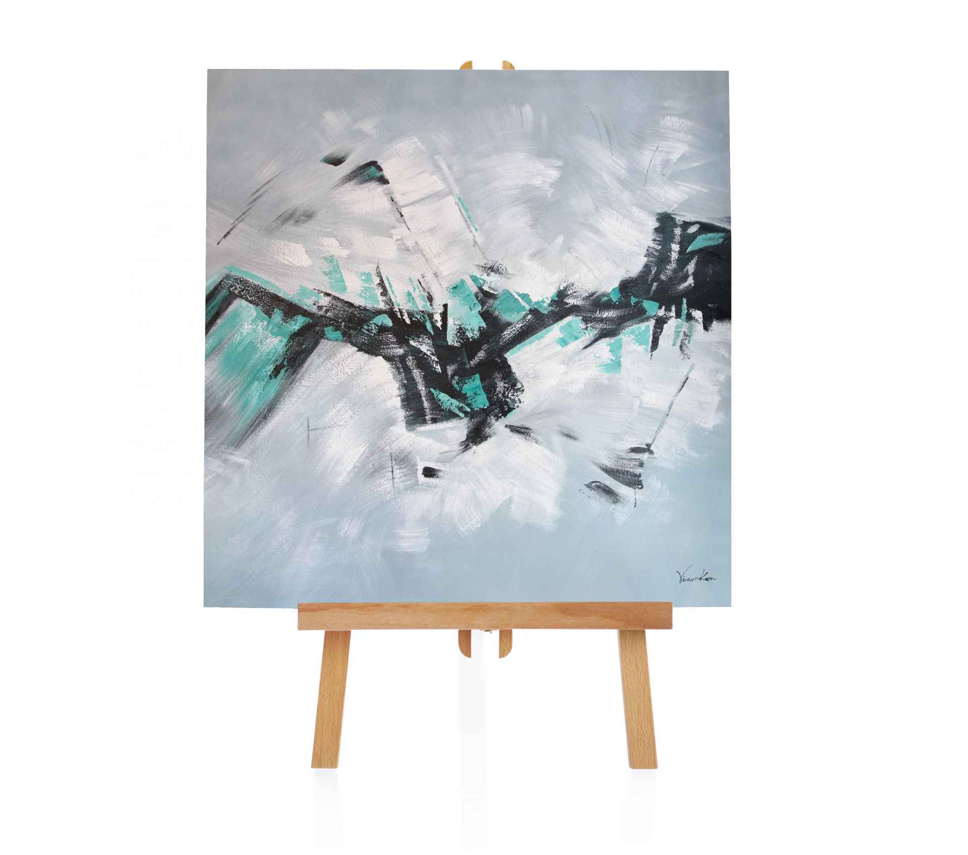 Modern acrylic painting Frozen | Bildmania