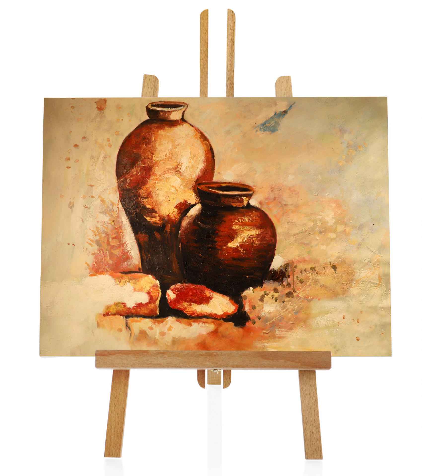 Rustic oil paintings | vintage and retro decoration as wall painting